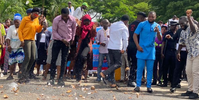 LASU Holds Coconut-Breaking Ritual For Peace, And Progress. | PHMedia Blog