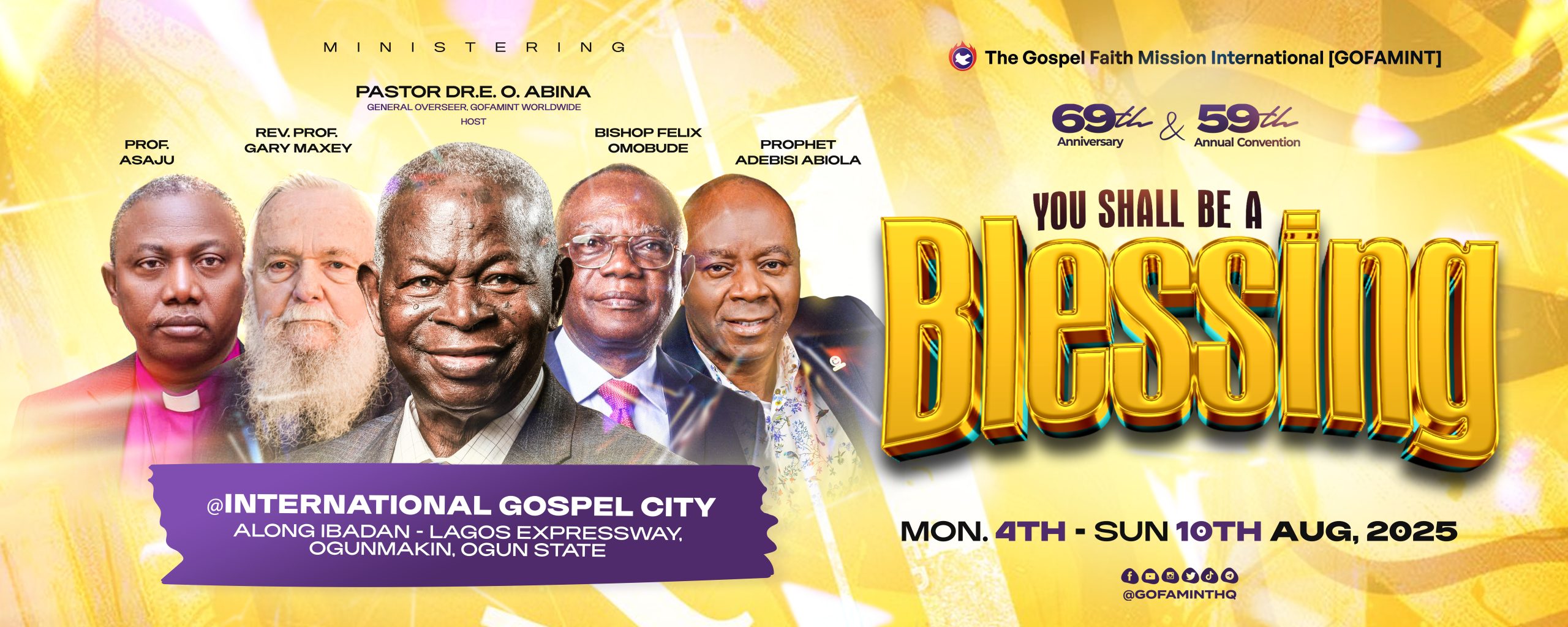 GOFAMINT 59th Annual Convention 2025: “You Shall Be a Blessing” | PHMedia Blog